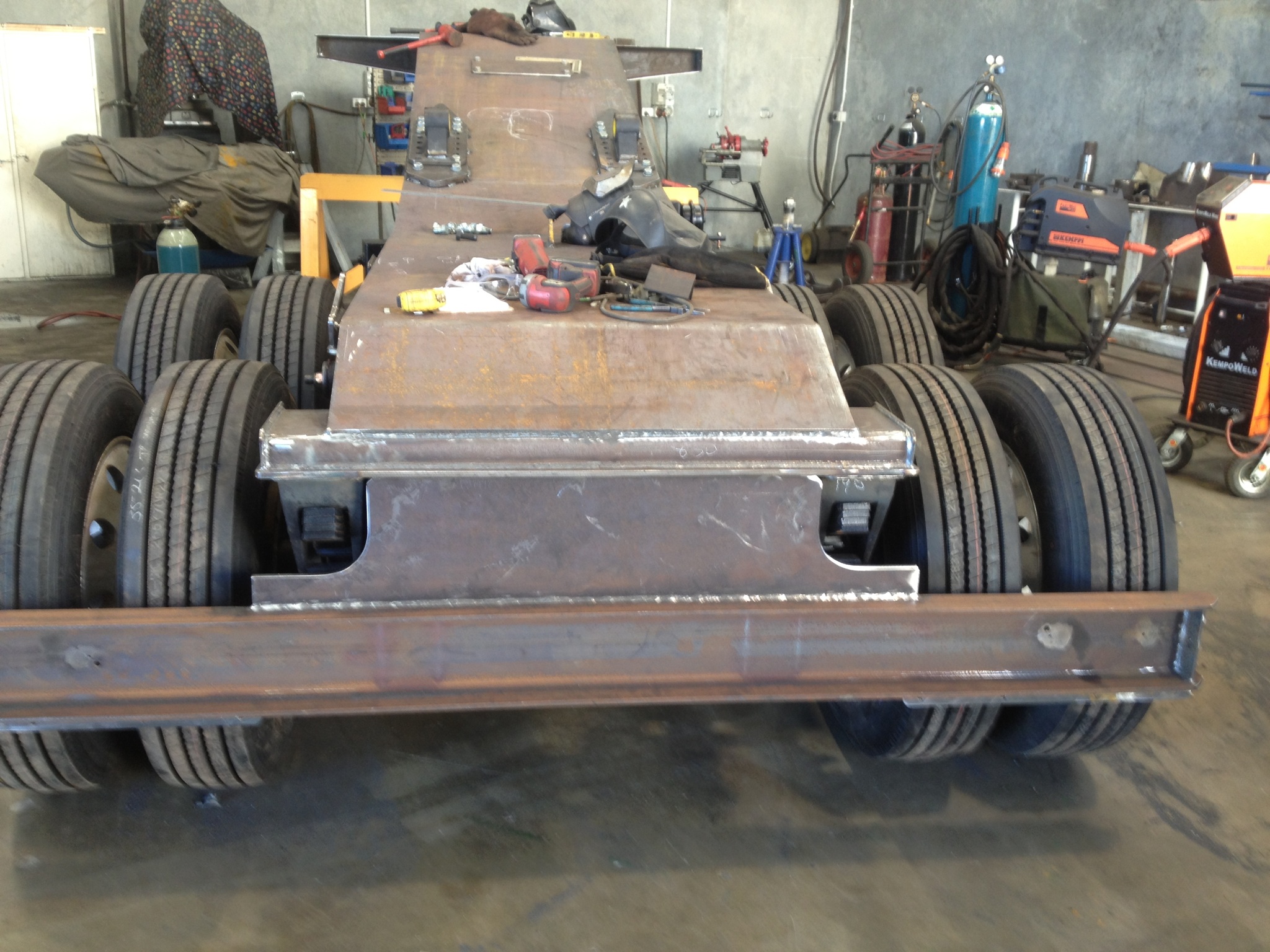 Load Share Dolly Chassis – Design & Fabrication to Client Specs